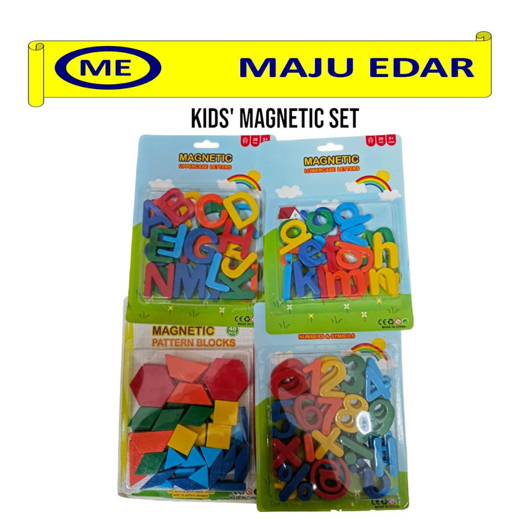 MAGNETIC SET/ KIDS MAGNETIC SET (UPPERCASE , LOWERCASE, NUMBERS ...