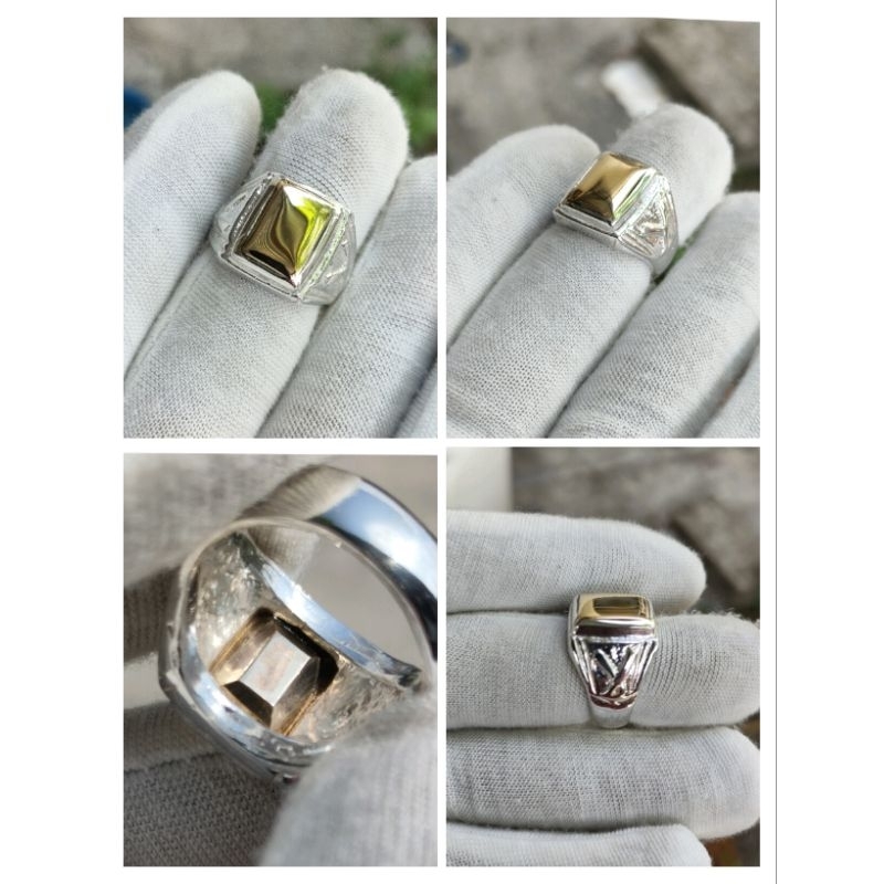 BESI KUNING ASLI IKATAN PERAK 925 DESIGN LAM ALIFF | Shopee Malaysia