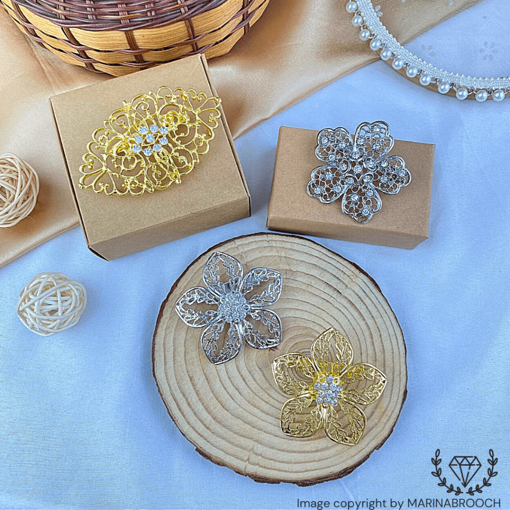 Trandisional Kerongsang Dokoh Kebaya Hijab Brooch Kebaya Muslimah Pin ...