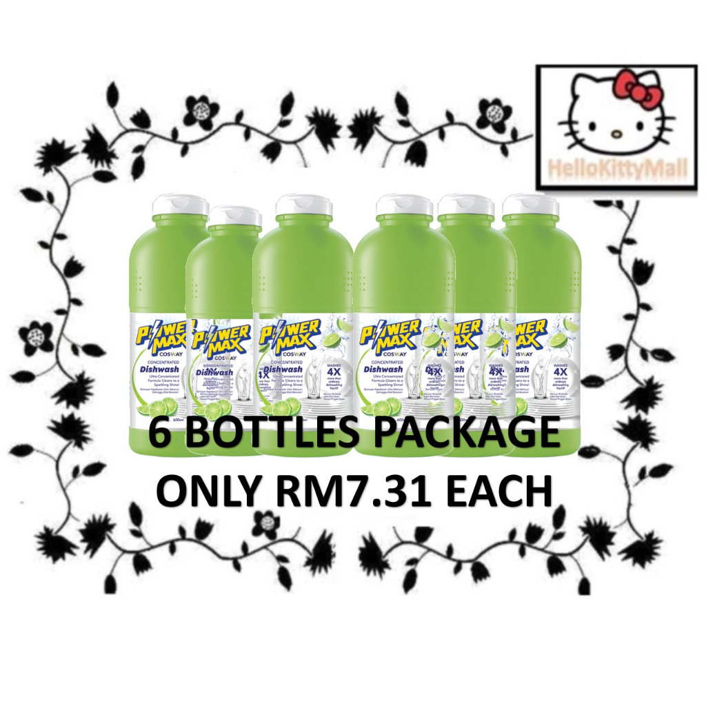 (Set of 6) Cosway PowerMax Dish Drops（dish detergent）洗碗液 / Dish Drop ...