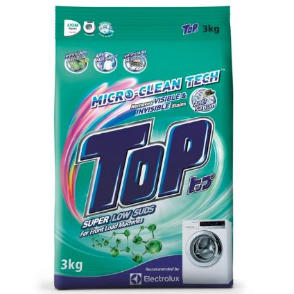Top Super Low Suds Anti-Malodour Detergent Powder 3KG | Shopee Malaysia
