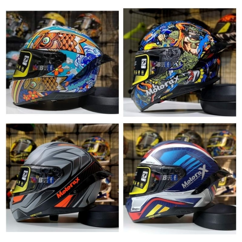 Original Motorax R50S Full Face Helmet | Shopee Malaysia