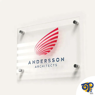 Custom Acrylic Signage with Bolt Nut | Bevel Edge Frame Display | UV ...