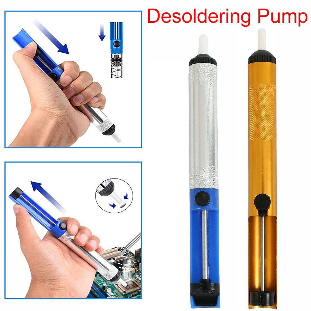 MKR Aluminum Metal Desoldering Pump 20cm Vacuum Solder Sucker Fits for ...
