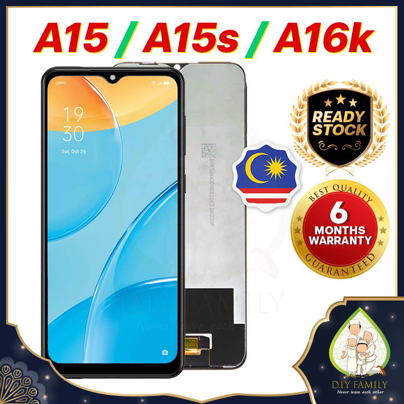 LCD OPPO A15 / A15s / A16K ORIGINAL LCD DISPLAY TOUCH SCREEN DIGITIZER ...