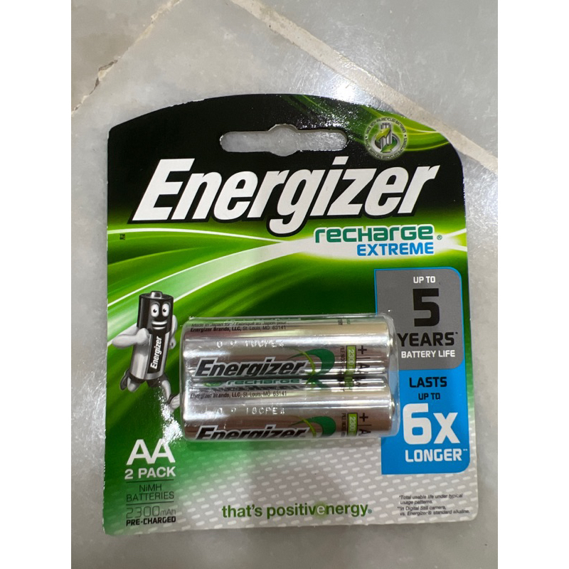 Energizer recharge extreme AA2pack (2300mah) | Shopee Malaysia