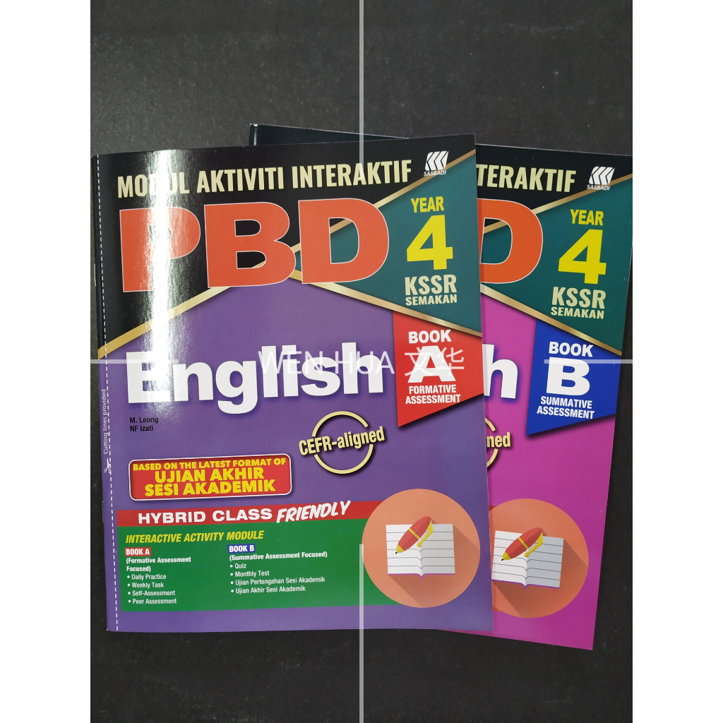 MODUL AKTIVITI INTERAKTIF PBD UASA KSSR SEMAKAN ENGLISH BOOK A+B YEAR 4,5,6 [SASBADI] | Shopee ...