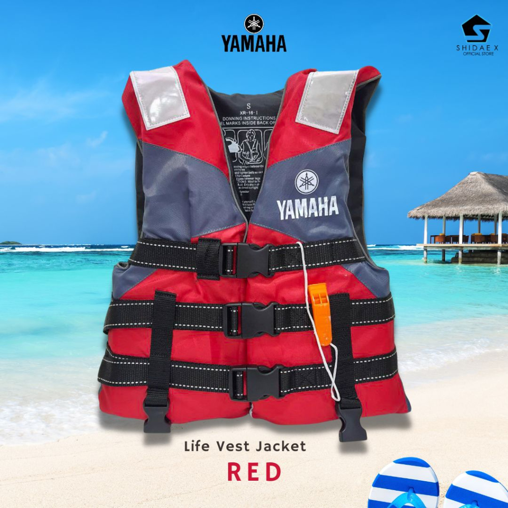 🔥 Yamaha Life Vest Jacket 🔥 High End Quality Kids Adults Marine Safety ...