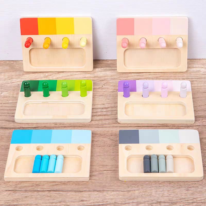 (Ready Stock) Montessori Sensorial Doll Peg Color Sorting | Shopee Malaysia