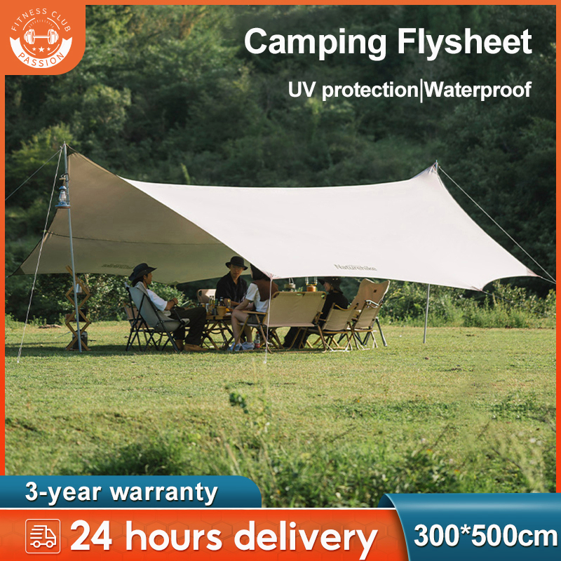 Passion 300*500cm Flysheet Camping Waterproof Sun protection Chanodug ...