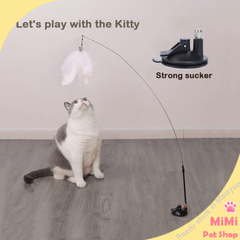 Cat Interactive Toy Cat Toy Teaser Cats Teaser Feather Stick Toy With ...