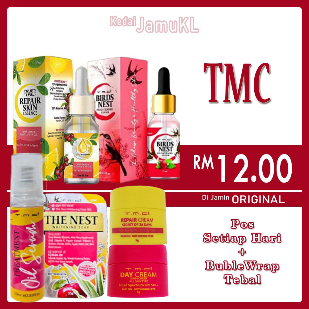 TMC Repair Cream Skincare Sets TMC 5 in1 Repair Skincare Set Original ...