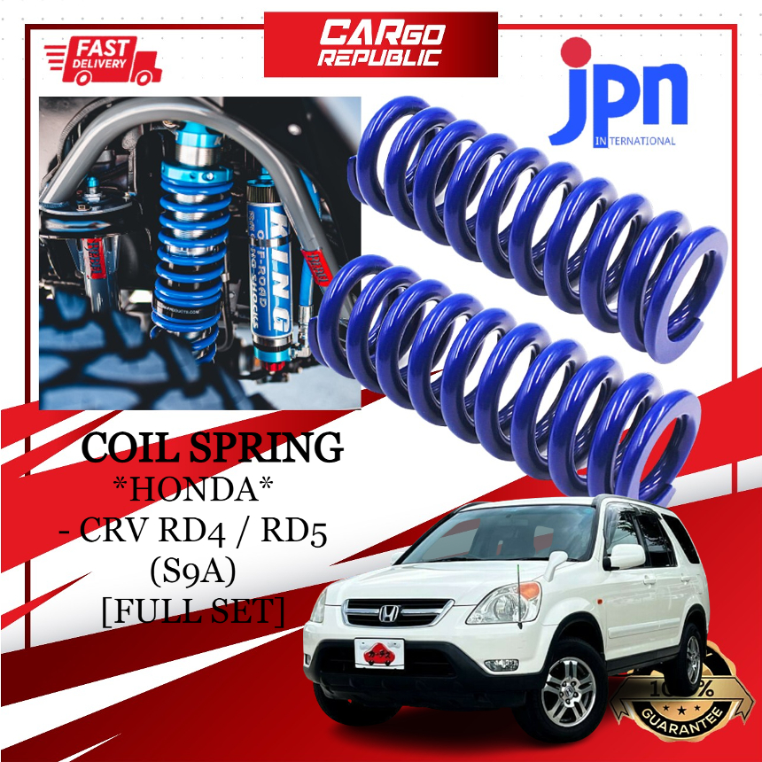 JPN Coil Spring Honda CRV RD4 / RD5 (S9A) [Full Set] (Front & Rear) 100% Original Quality ...