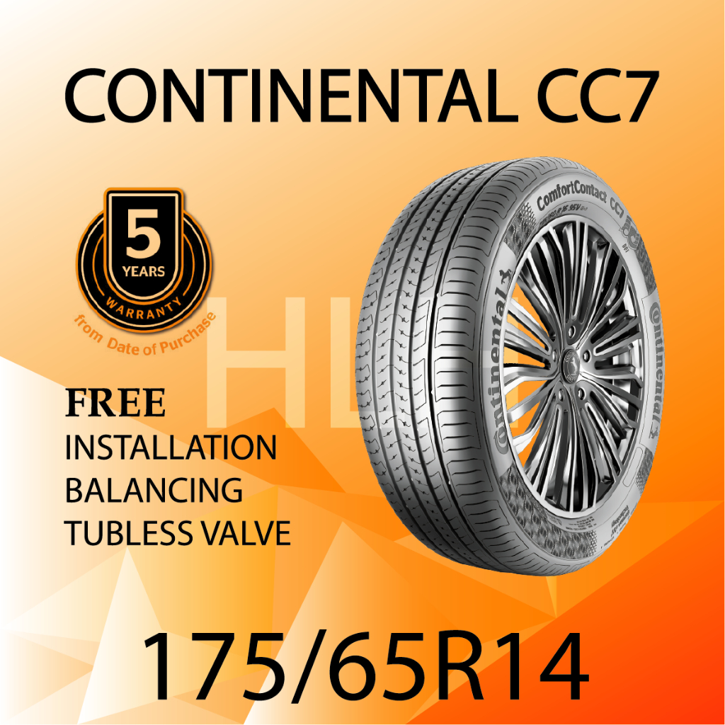 175/65R14 Continental ComfortContact CC7 (Installation or Delivery) New ...
