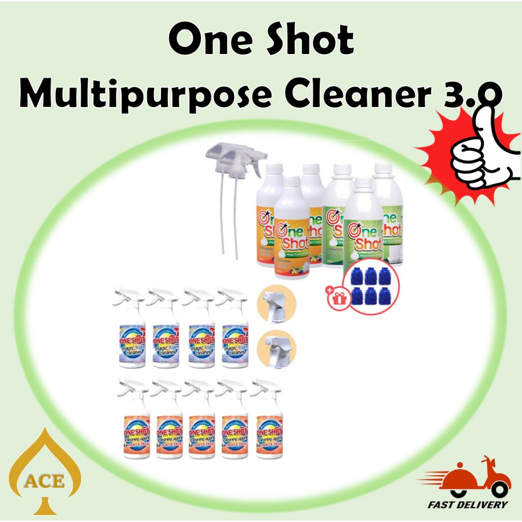 One Shot Multipurpose Cleaner 3.0 All Surface Cleaner Easy Clean ...