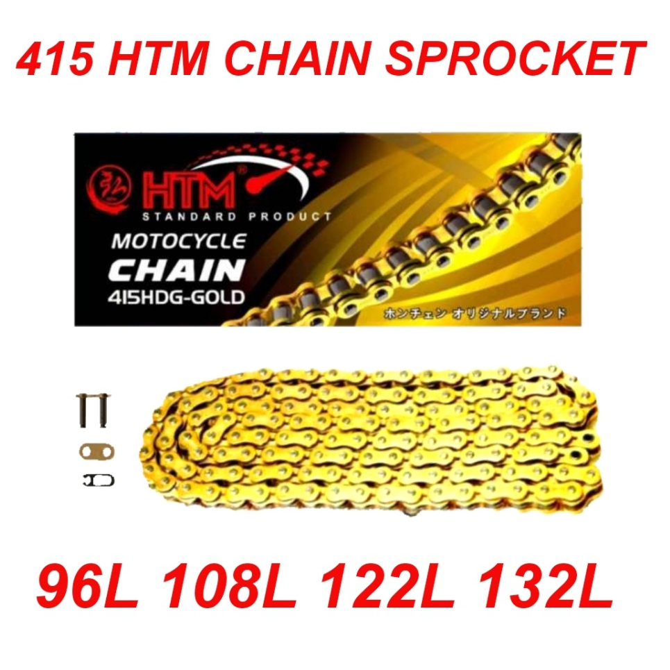 415 / 415HBG 415HDG 96L 108L 122L 132L HTM GOLD CHAIN HEAVY DUTY RACING ...