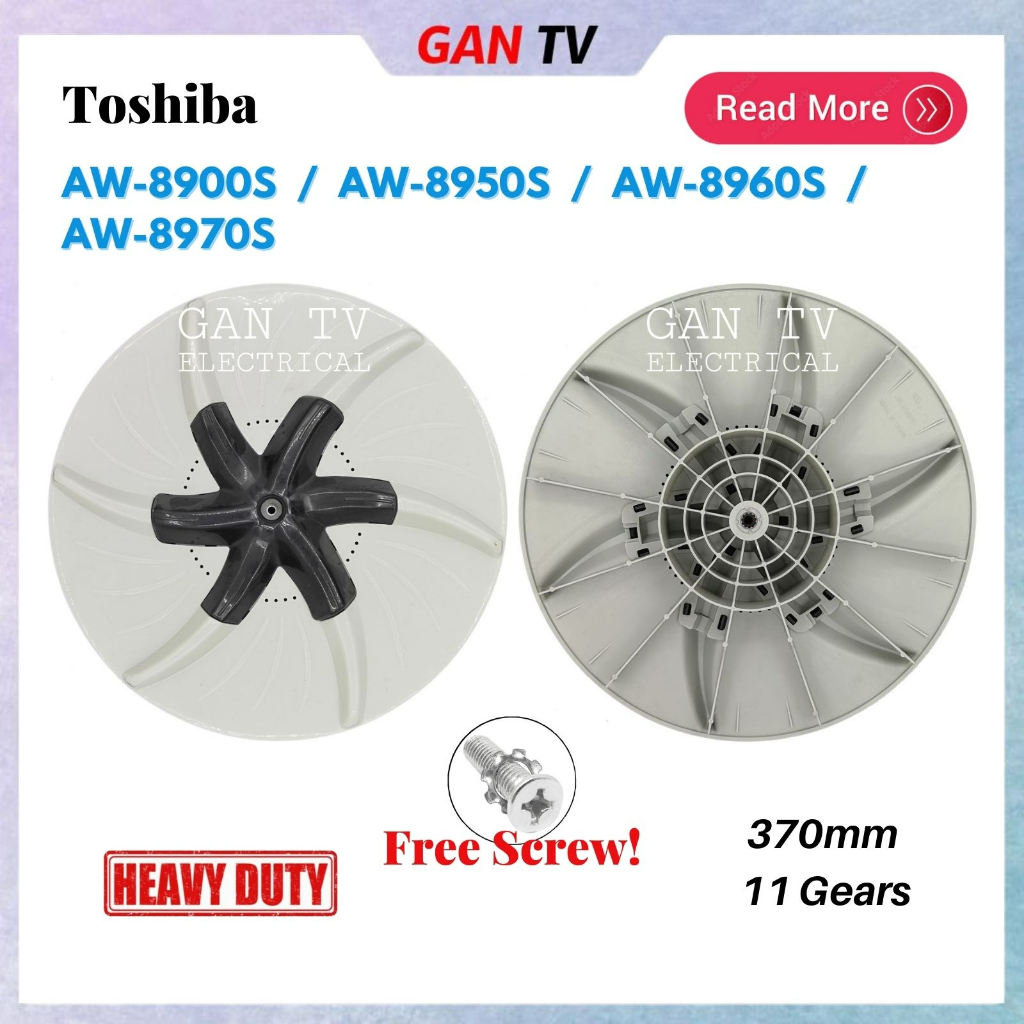 Heavy Duty Toshiba 370mm AW-8900S 8950S 8960S 8970S Washing Machine ...