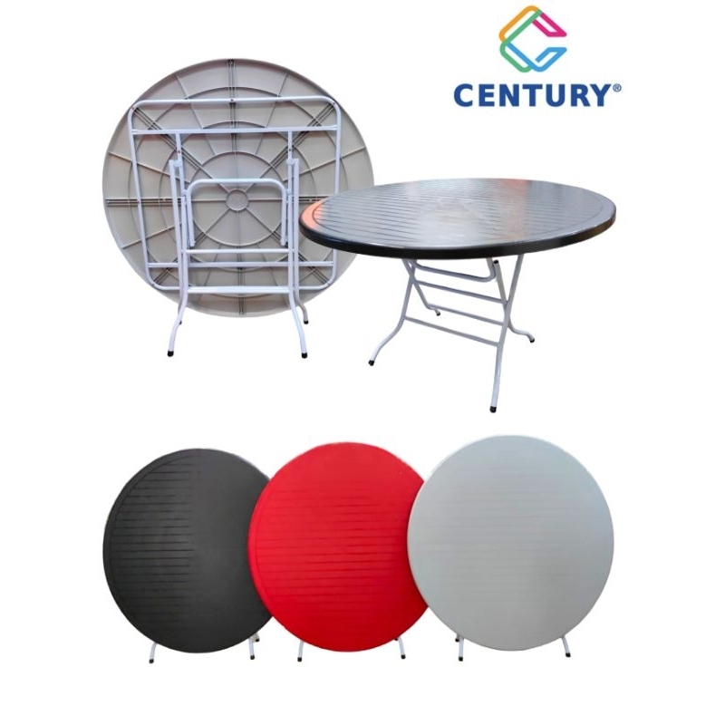 4ft round table / meja bulat 4 kaki / meja makan 6orang / meja kedai ...