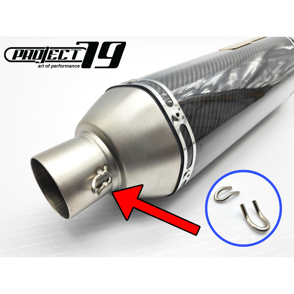 Muffler Manifold Spring Bracket 1set2pcs Exhaust Bracket Stainless ...