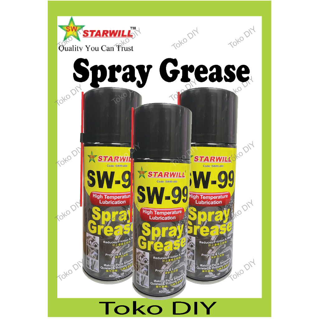 STARWILL SW-99 High Temperature Grease Spray | Shopee Malaysia