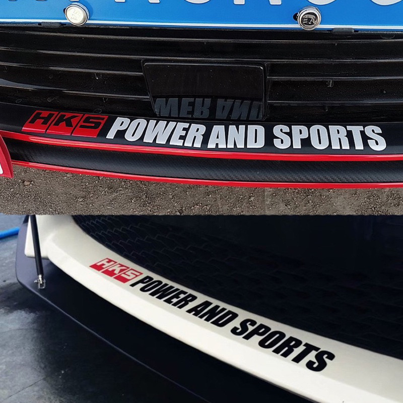 car sticker HKS power and sport car body bumper sticker windscrren ...