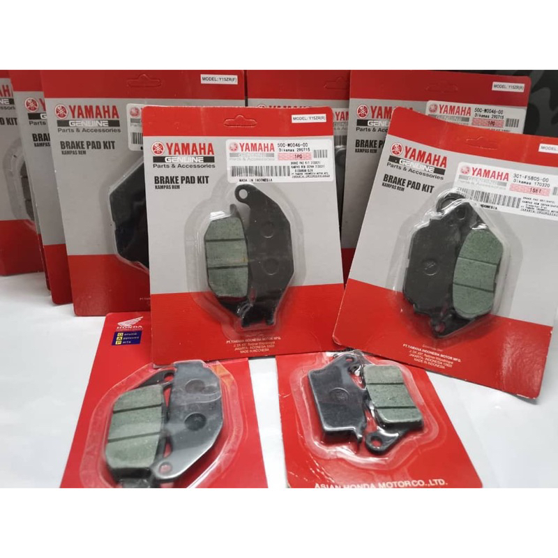 BRAKE PAD YAMAHA Y15 LC135 HONDA RS150 RS150 WAVE125 W125 FRONT REAR ...