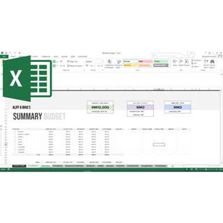 🔥Murah🔥 Excel Wedding Kahwin Checklist Planner Book Viral Murah (Excel ...