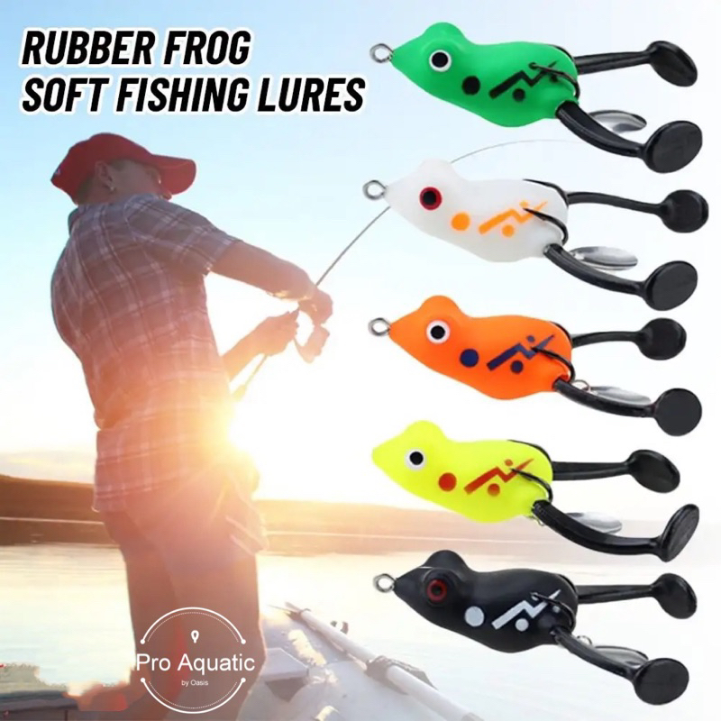 OPA - New’22 Large Frog Topwater Soft frog 4.5cm/11g Umpan casting ...