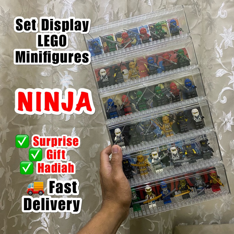 Set display minifigures lego hadiah suprise gift (lego ninja ninjago ...