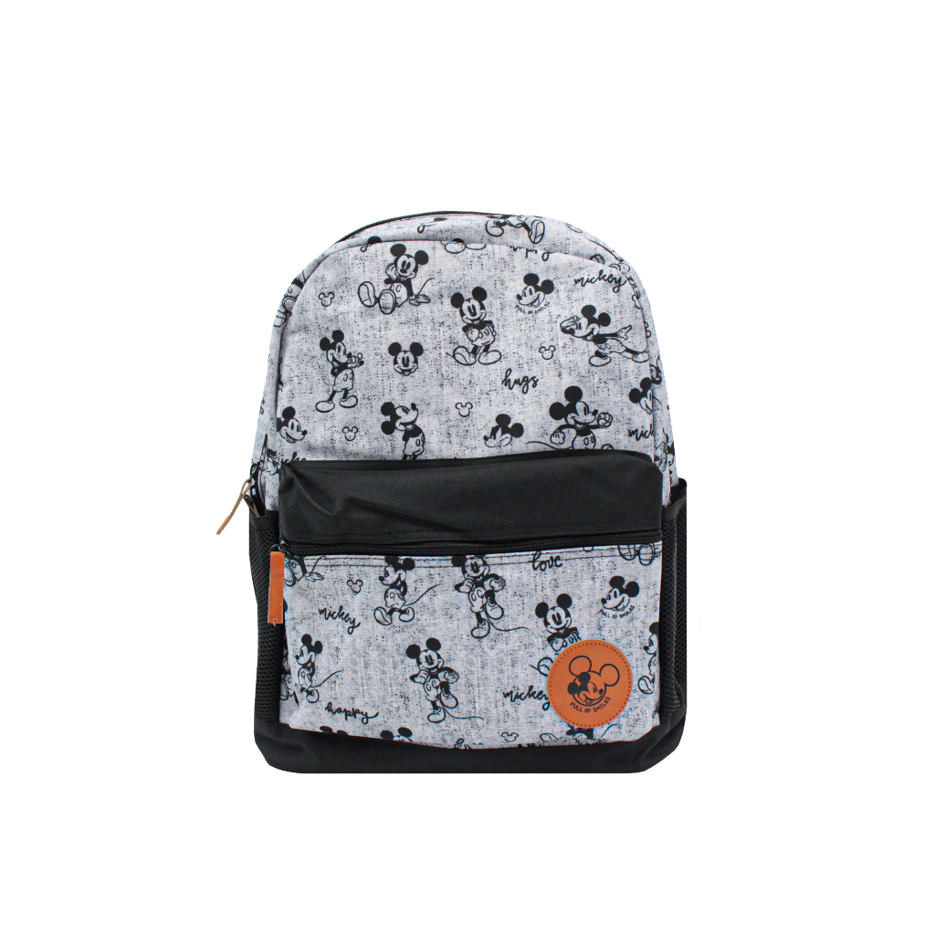 Disney Mickey Feeling Adult Backpack - Light Grey Black Colour For ...