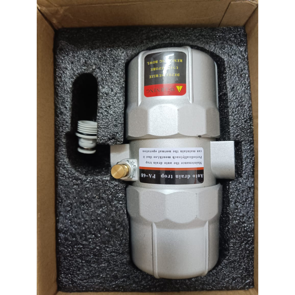 Pneumatic Auto Drain Trap Water Drain Valve PA-68 For Air Compressor | Shopee Malaysia