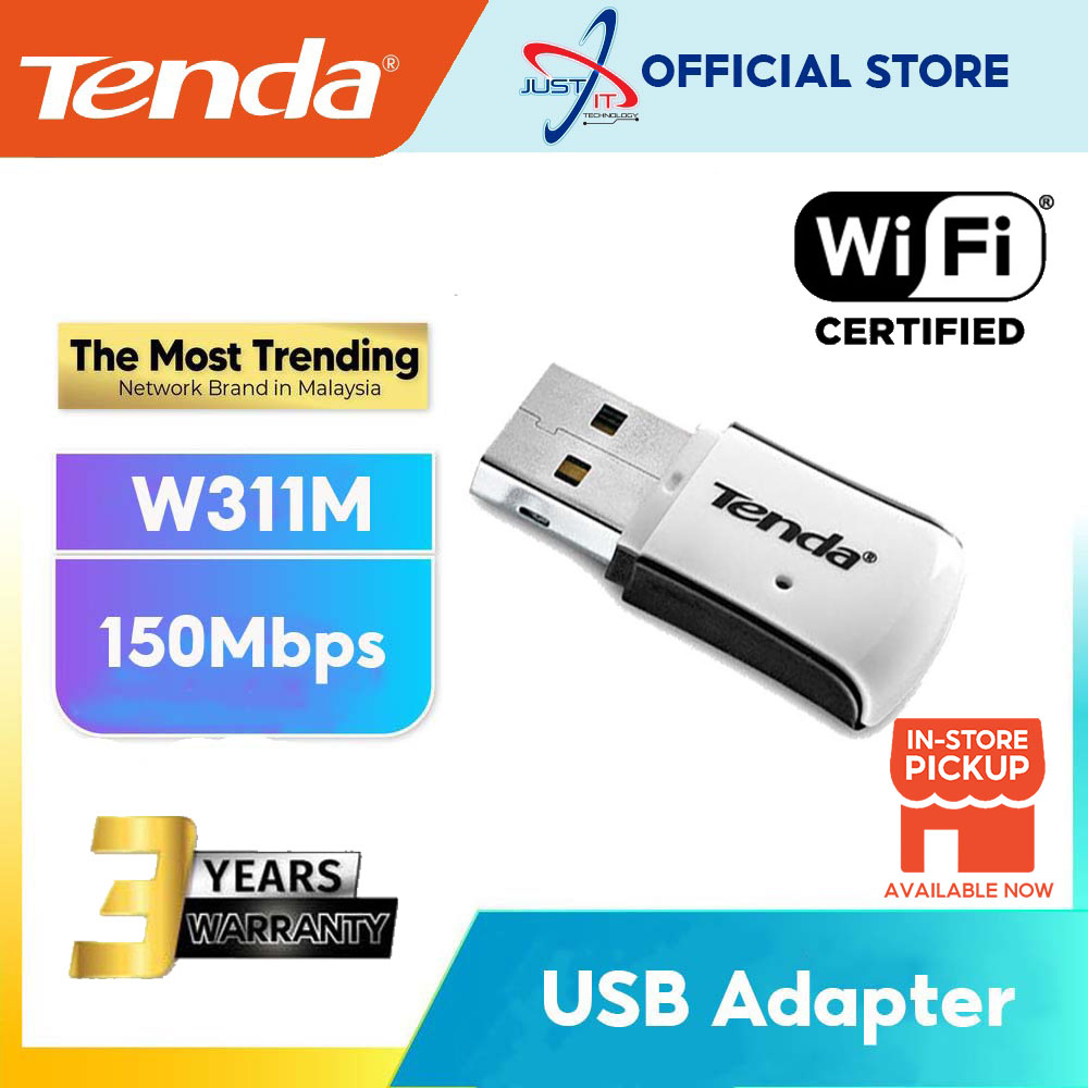 Tenda W311M 150Mbps Wireless N Usb Adapter | Shopee Malaysia