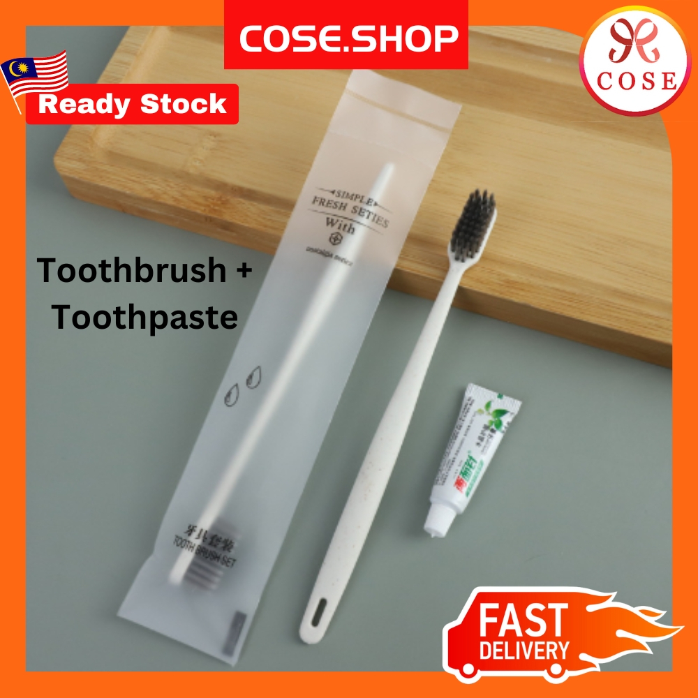 COSE Disposable Hotel Dental Kit / Toothbrush For Hotel Toothpaste Mini ...