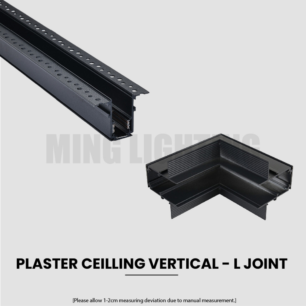 LED Magnetic Track Light Jointer Connector Joint Tracklight Recessed ...