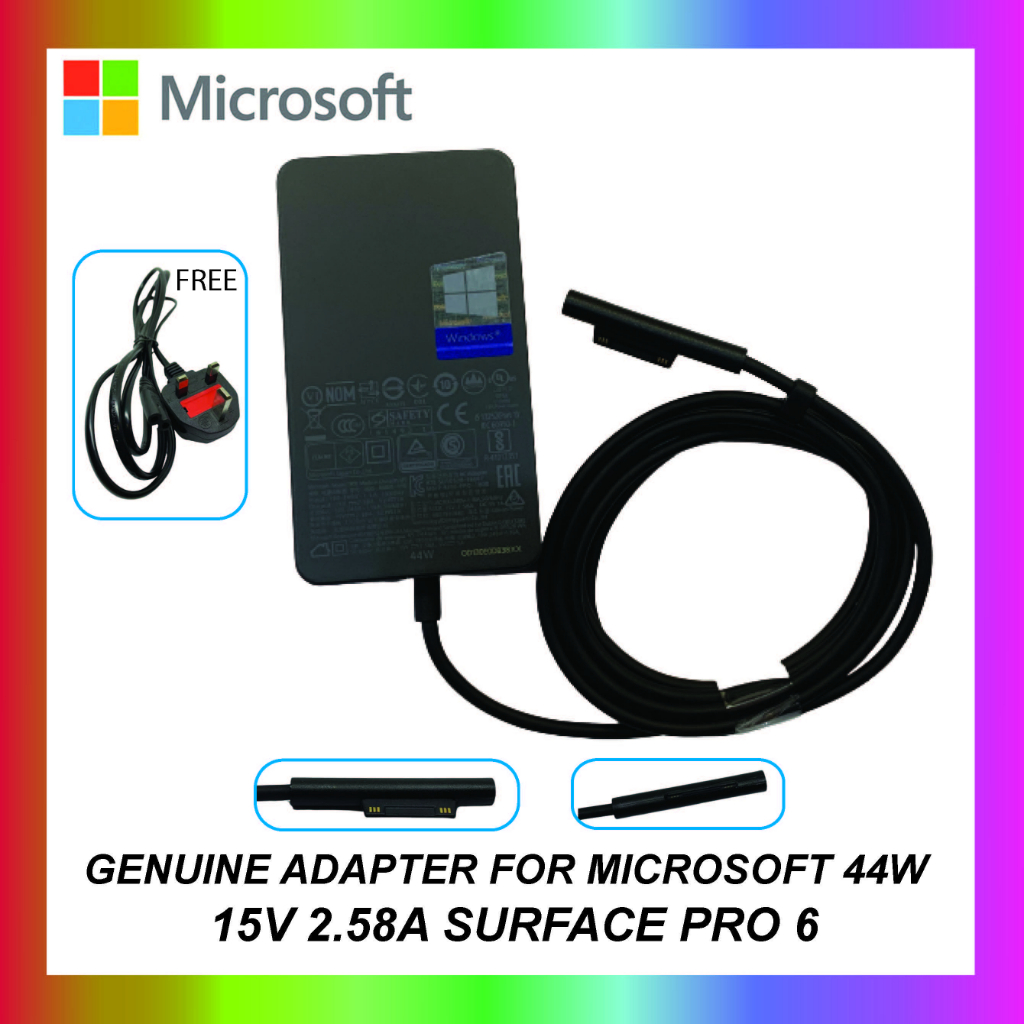 MICROSOFT Original 44W 15V 2.58A SURFACE PRO 3 PRO 4 PRO 4 PRO 5 PRO 6 ...