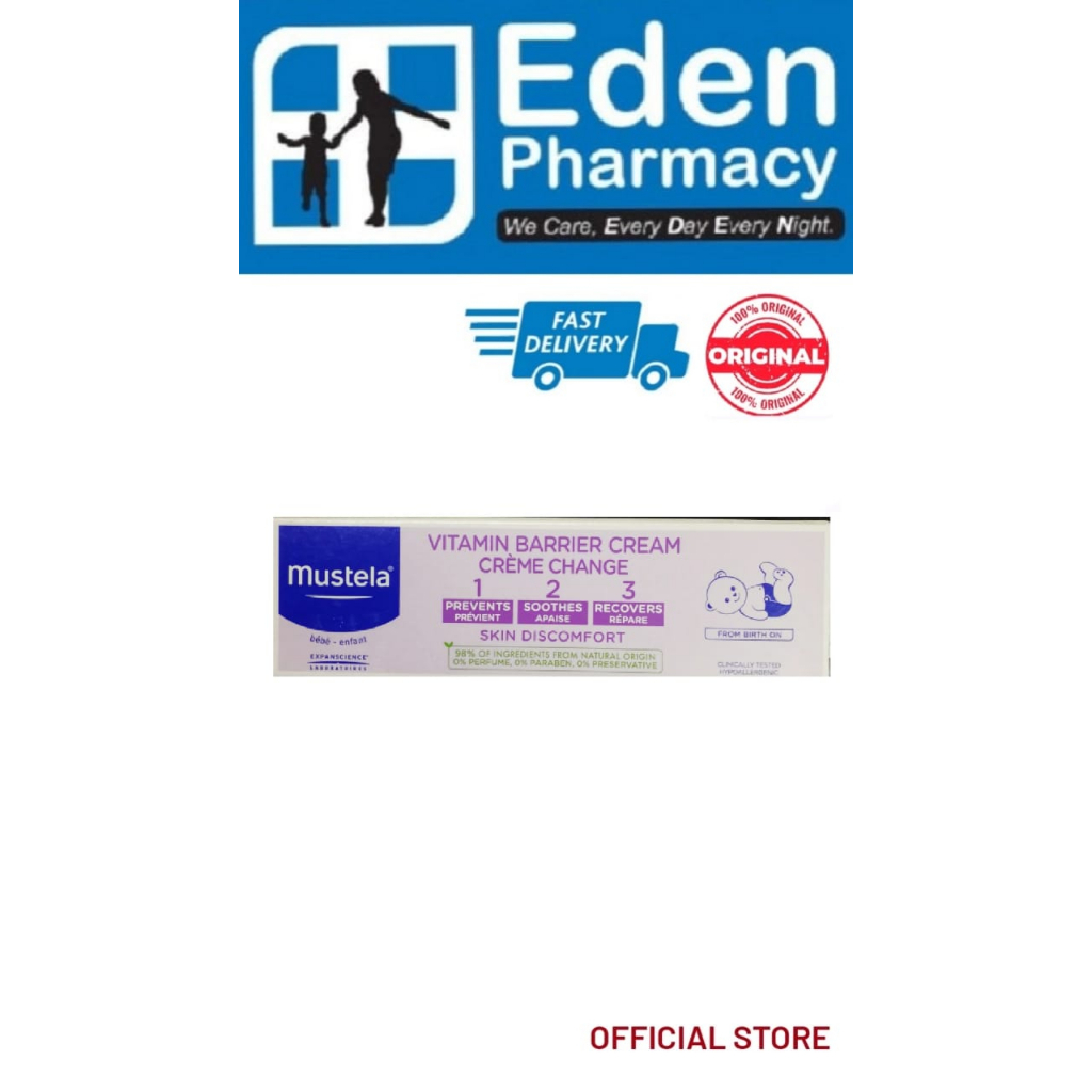 Mustela 123 Vitamin Barrier Cream ( 50ML ) | Shopee Malaysia