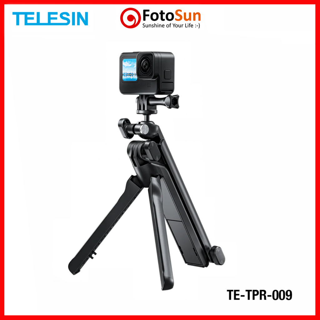 TELESIN 3-Way Pole with Integrated Foldable Tripod | Shopee Malaysia