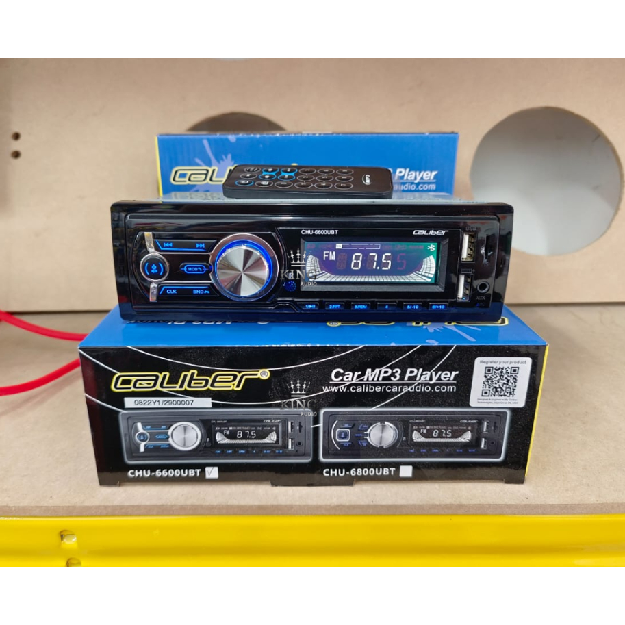 Original Caliber Bluetooth Mp3 Player 1 Din Car In-Dash Stereo Audio Fm ...