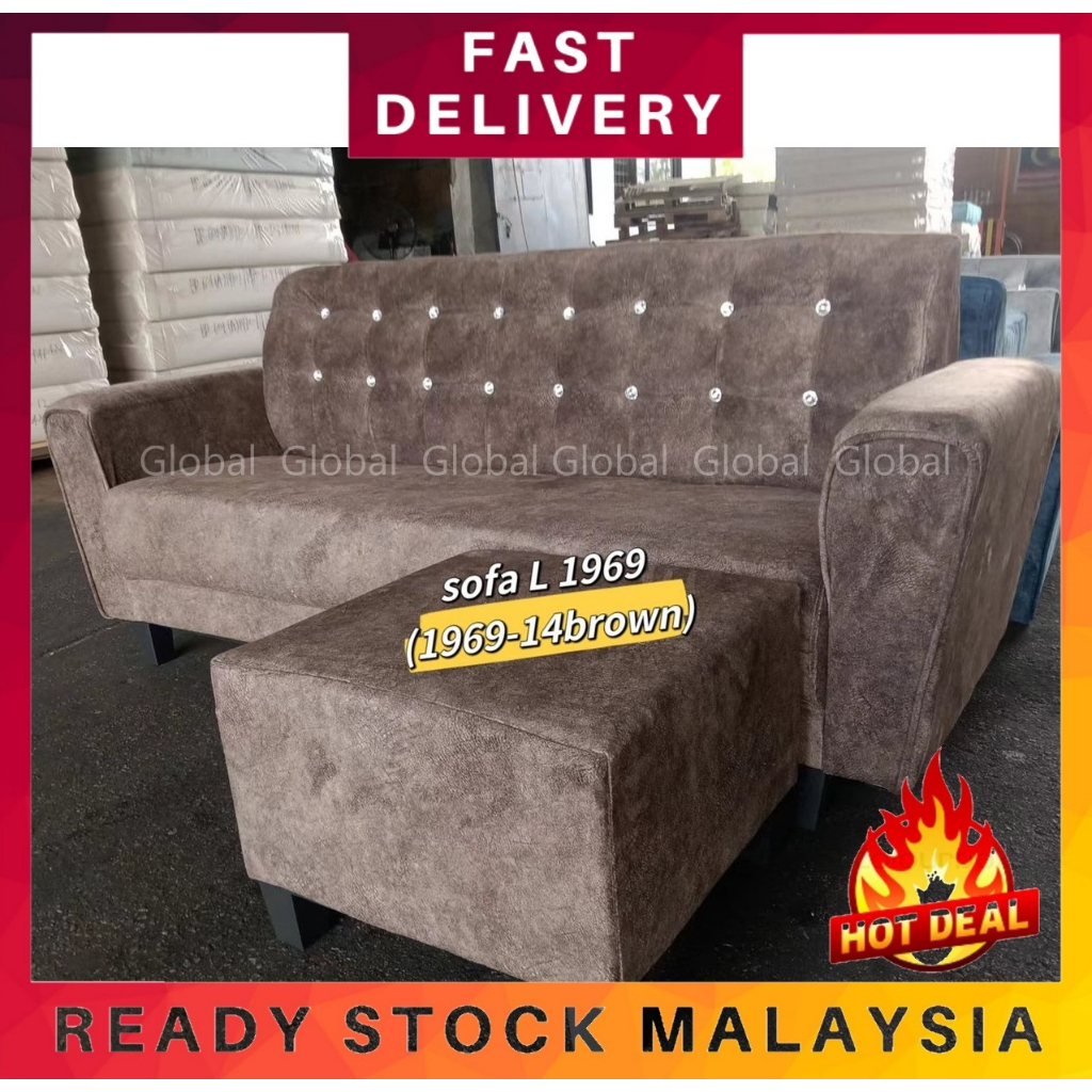 Harga Kilang Percuma 1 Bangku Sofa Baldu / Sofa Kain / Sofa Kulit PVC 3 ...