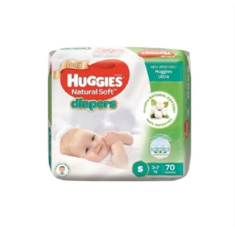 HUGGIES NATURAL SOFT ULTRA TAPE DIAPER S70 (HUGGIES ULTRA TAPE ...