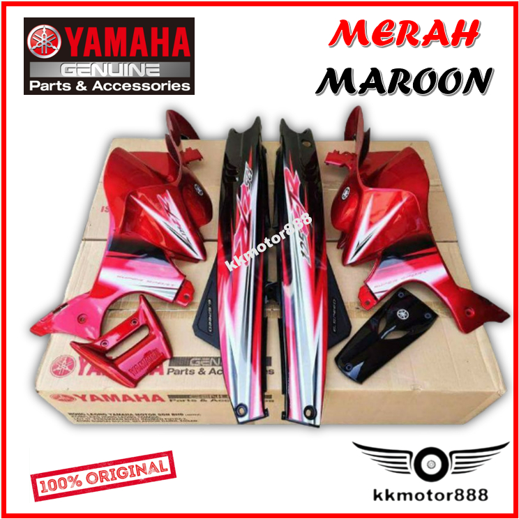 HLY YAMAHA Y125 Y125Z Y125ZR 125Z COVERSET COVER SET BODY COVER MERAH ...