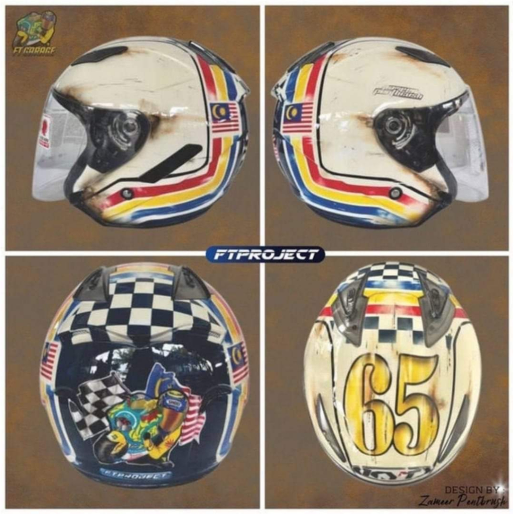 KYT HELLCAT MERDEKA 65 (LIMITED EDITION) HELMET | Shopee Malaysia
