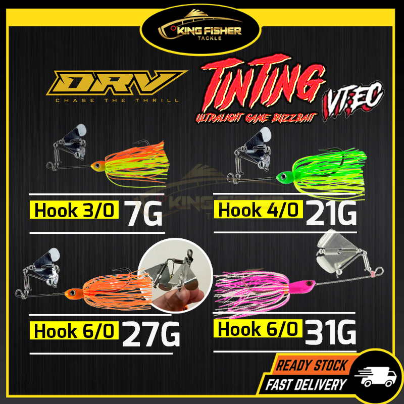 KFT DRAVE TINTING Buzzbait Ting ting Mini Tinting Junior Lure Snakehead ...