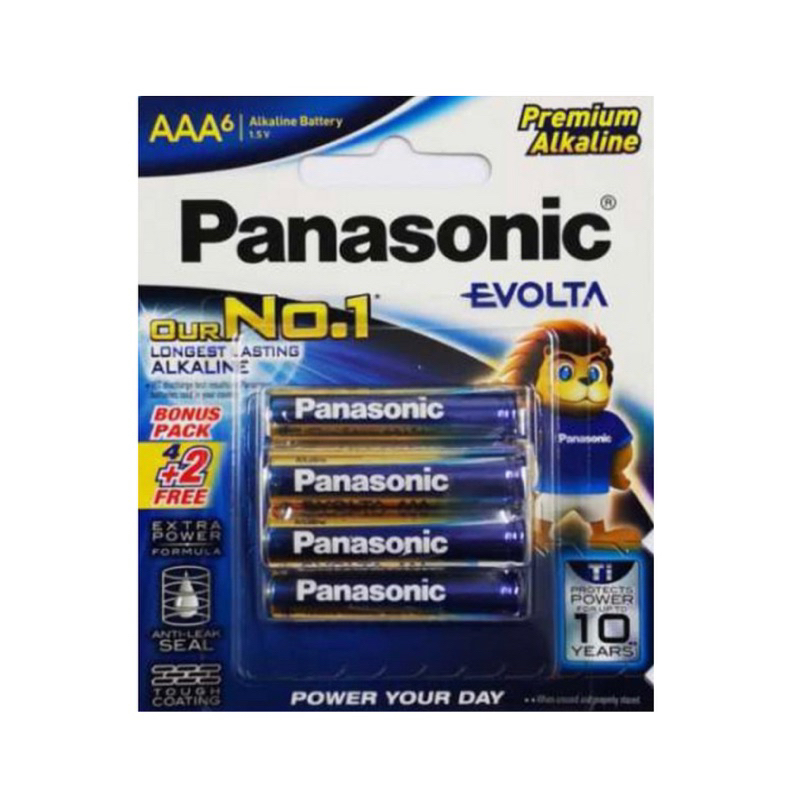 PANASONIC Evolta Premium Alkaline AA / AAA / 9V Battery | Shopee Malaysia