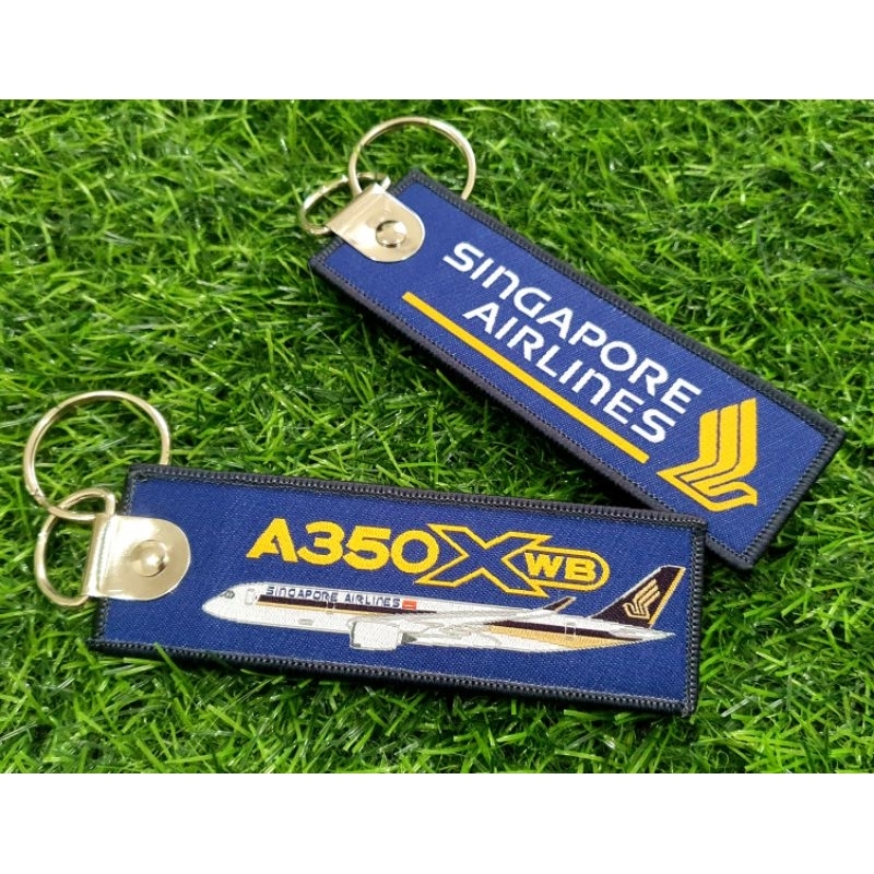 Keychain Singapore Airlines Airbus A350 XWB Woven Fabric | Shopee Malaysia