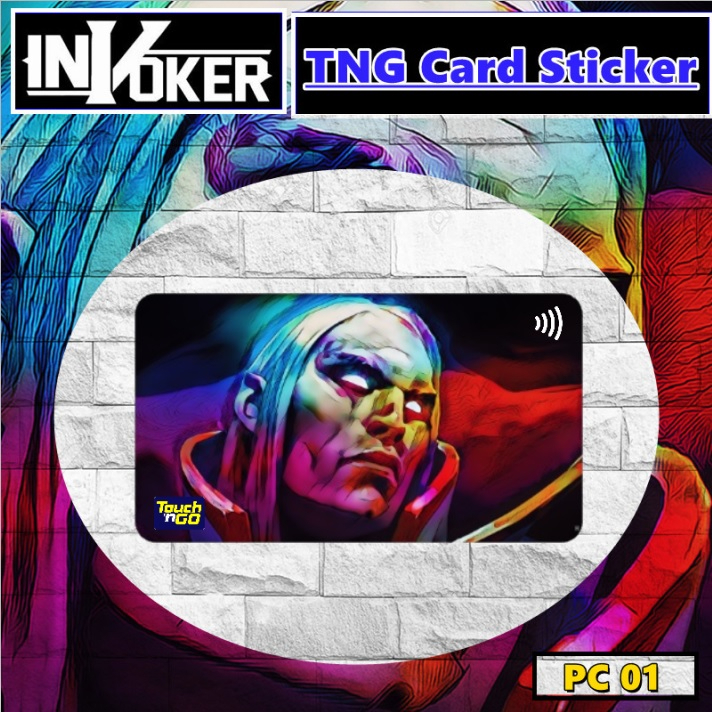 Dota 2 Invoker - Touch n Go Card Sticker Cover (Waterproof, High ...