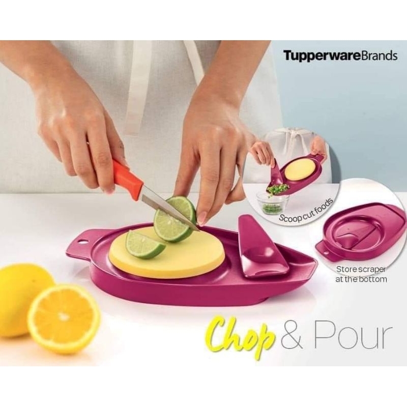 Tupperware Chop n Pour with Spatula (1 set) | Shopee Malaysia