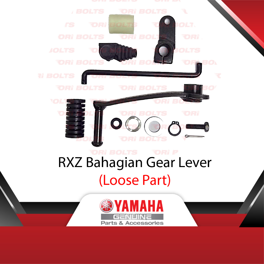 Yamaha Original RXZ Milli Cata Catalyzer Gear Lever Grommet Pin Washer ...