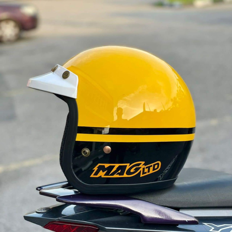 ORIGINAL HELMET MAG LTD 5 BUTTON 2 TONE COLOR / LTD MAG TWO TONE HELMET ...