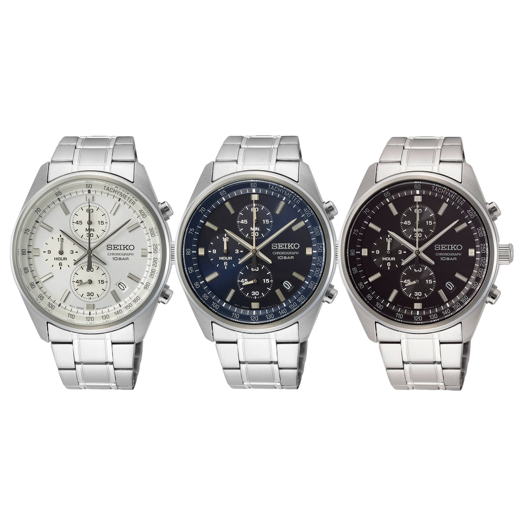 Seiko Quartz Chronograph Men's Watch SSB375P1/ SSB377P1/ SSB379P1 - 1 ...